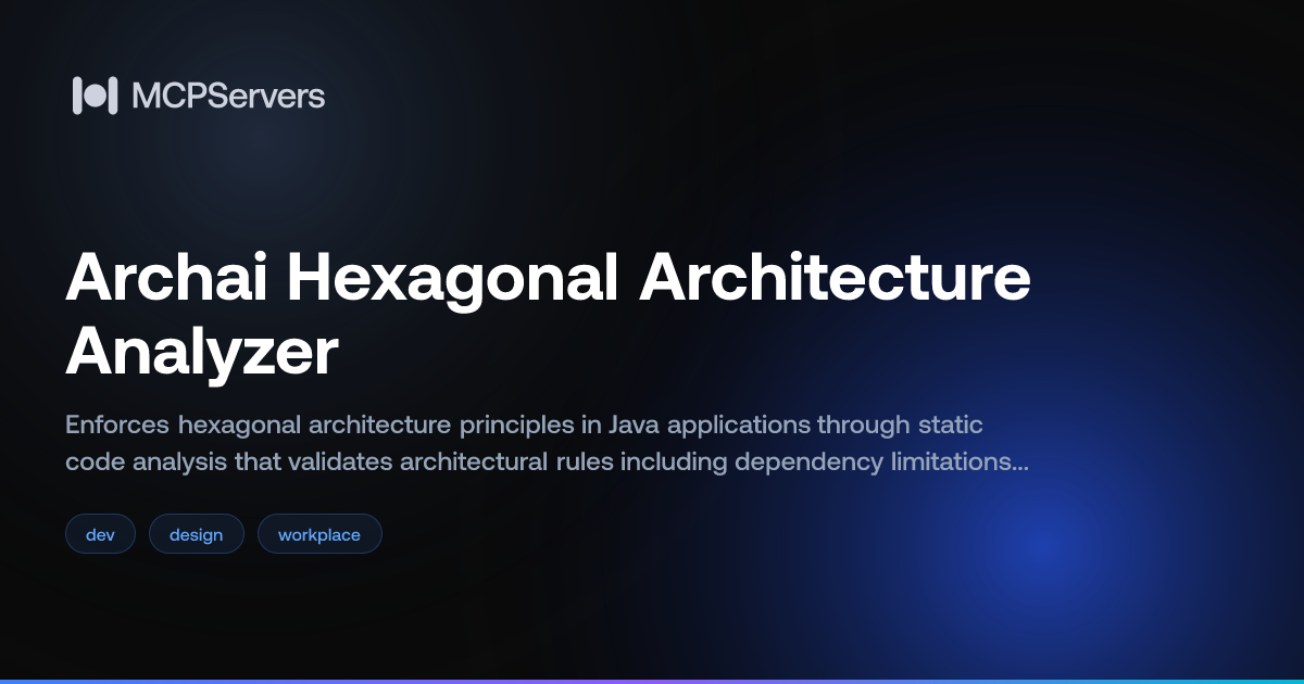 Archai Hexagonal Architecture Analyzer MCP Server