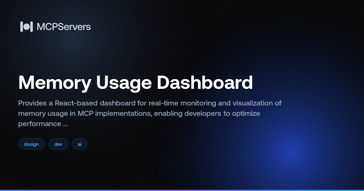 Memory Usage Dashboard MCP Server