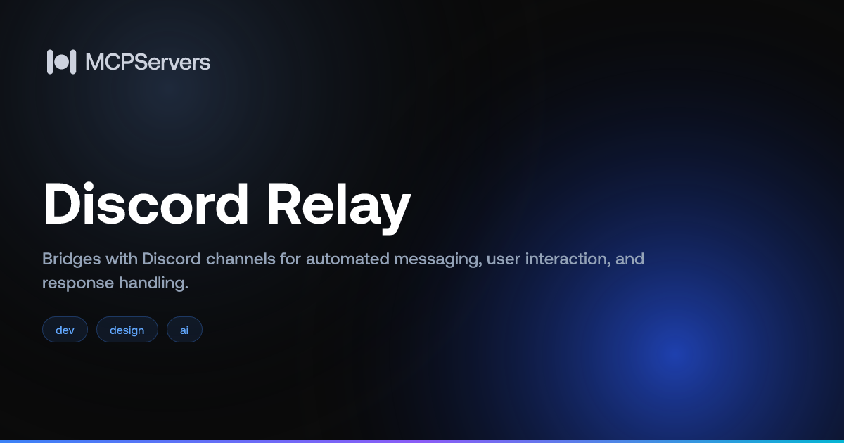Discord Relay MCP Server