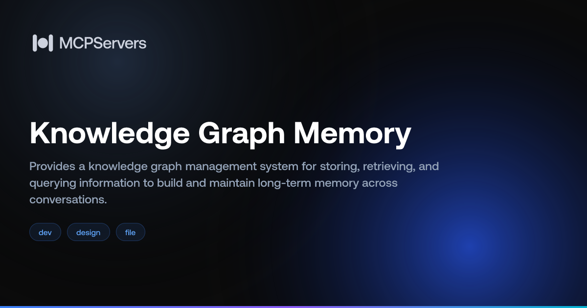 Knowledge Graph Memory MCP Server