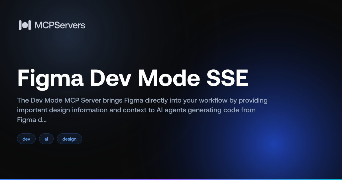 Figma Dev Mode SSE MCP Server