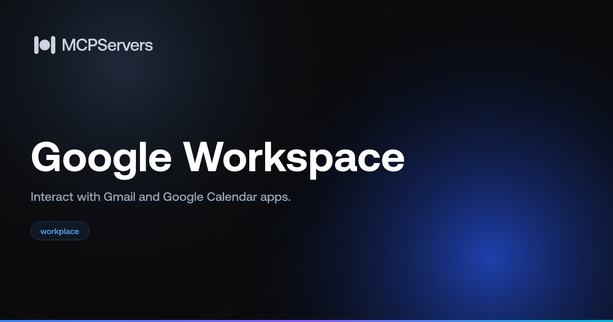 Google Workspace MCP Server