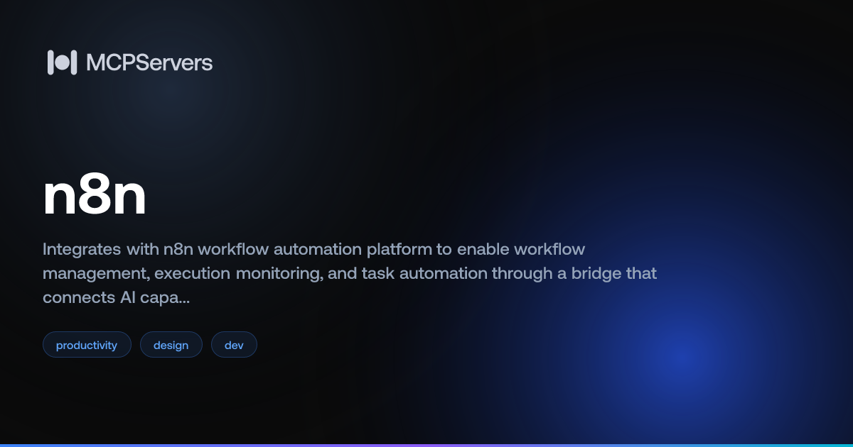 Add n8n MCP Server | MCP Servers - Model Context Protocol | The #1 MCP Server List