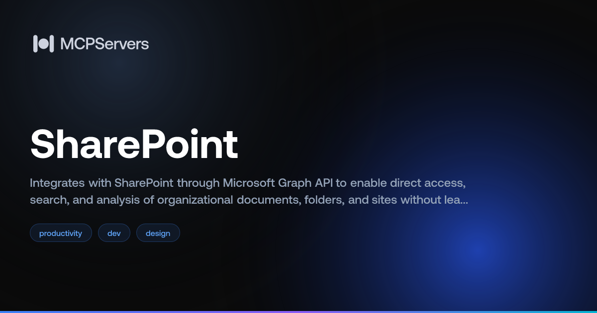SharePoint MCP Server