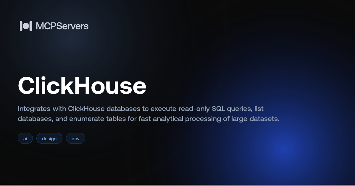 ClickHouse MCP Server