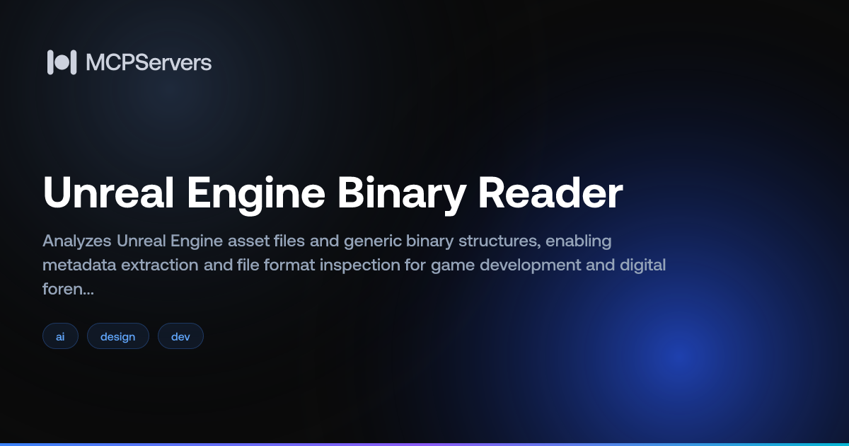 Unreal Engine Binary Reader MCP Server