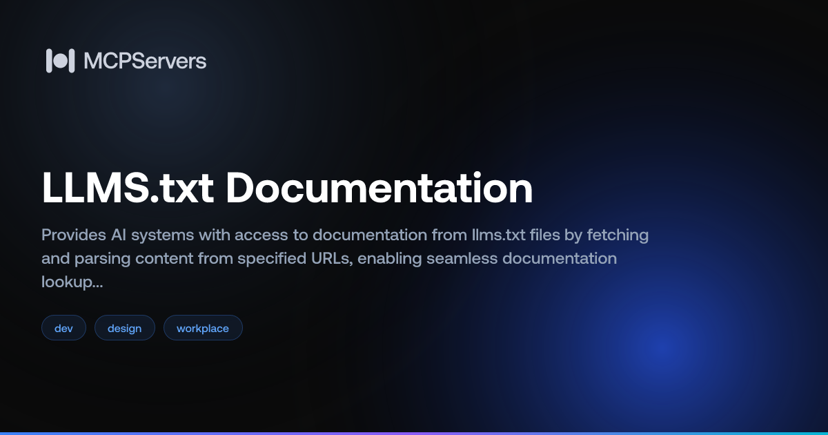 LLMS.txt Documentation MCP Server