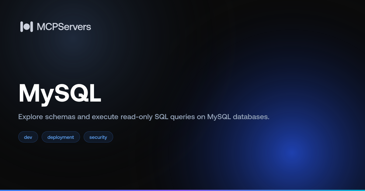 MySQL MCP Server